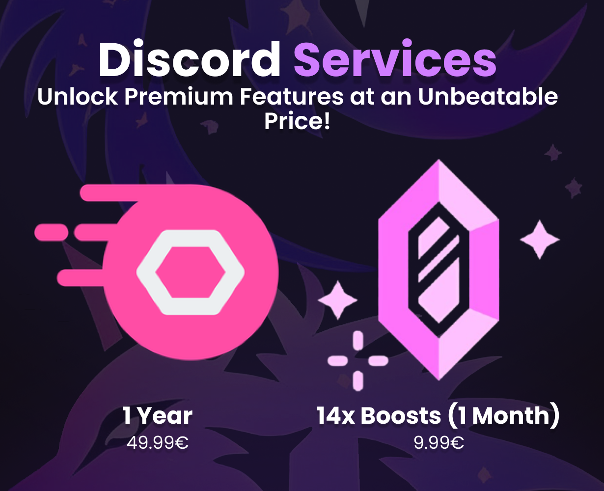 Discord Nitro 9.99€ | 500+ Vouch