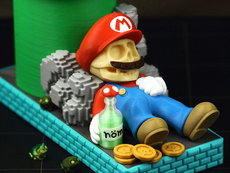 Thingiverse - Mario Style Pencil Holder by bigovereasy